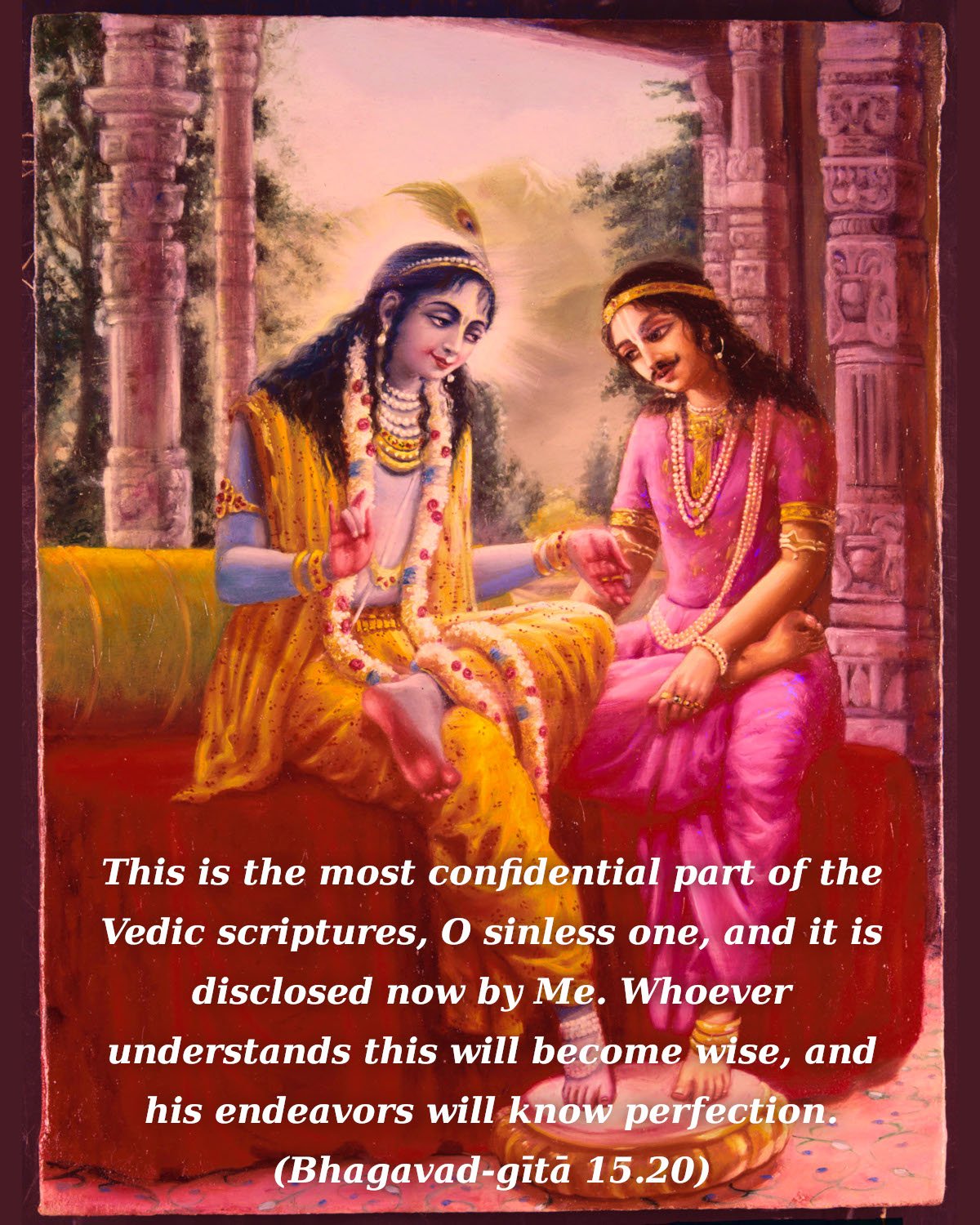 Bhagavad Gita: Chapter 15, Verse 20 - VivekaVani