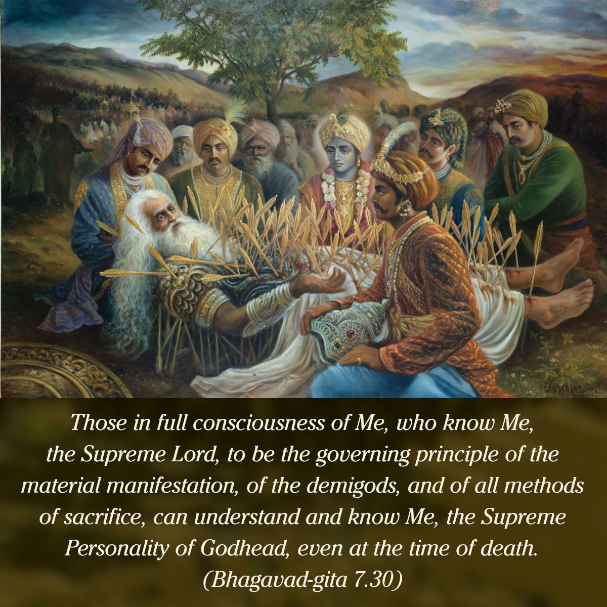 Bhagavad Gita: Chapter 7, Verse 30 - VivekaVani